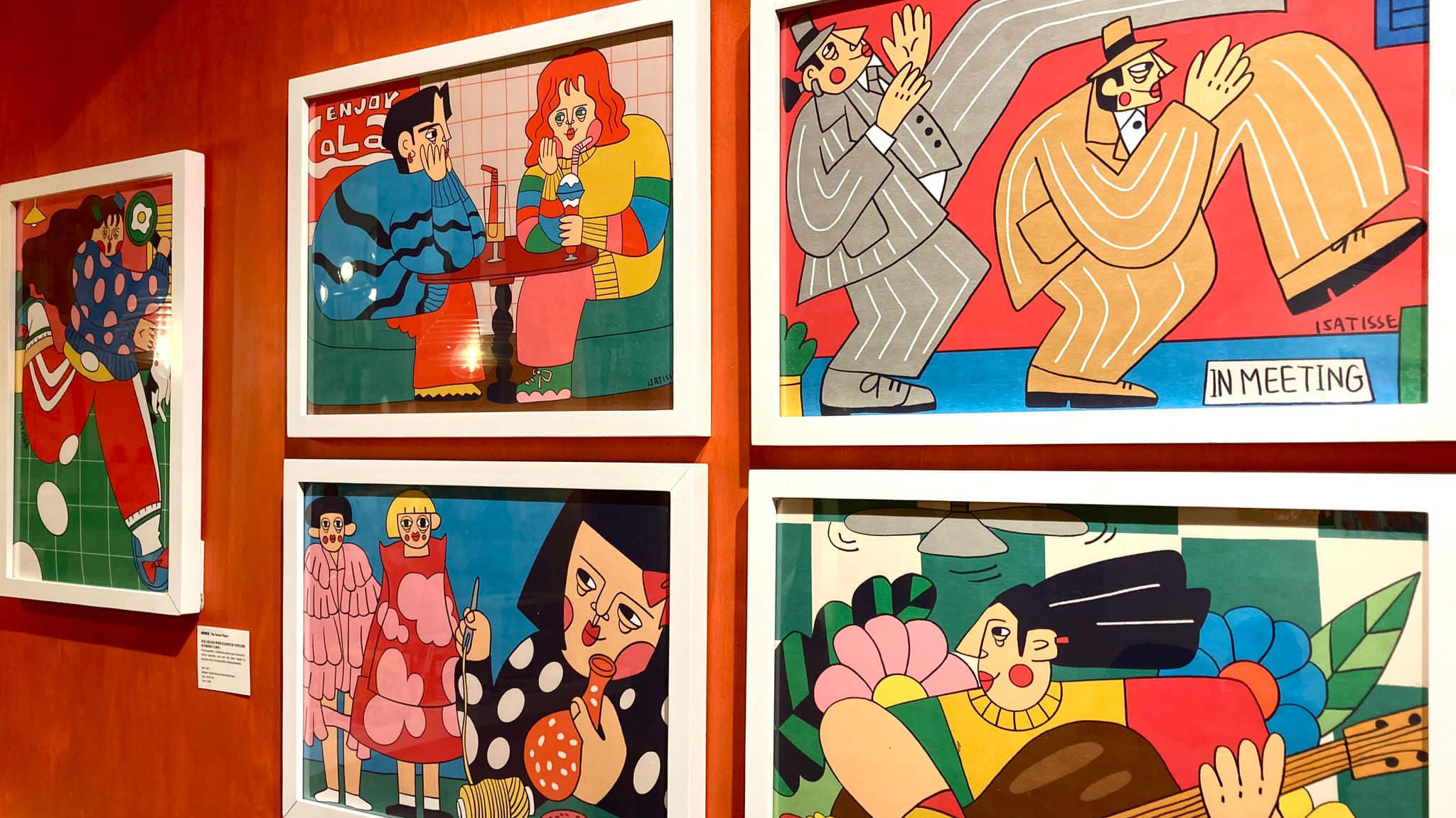 插畫家Isabel Tong首辦個展「做自己的主角」 展示平凡人追夢故事